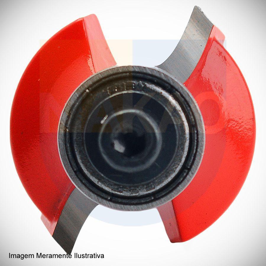 Fresa para Tupia Cordão Calçada de Widea c Rolamento Raio de 8mm ...