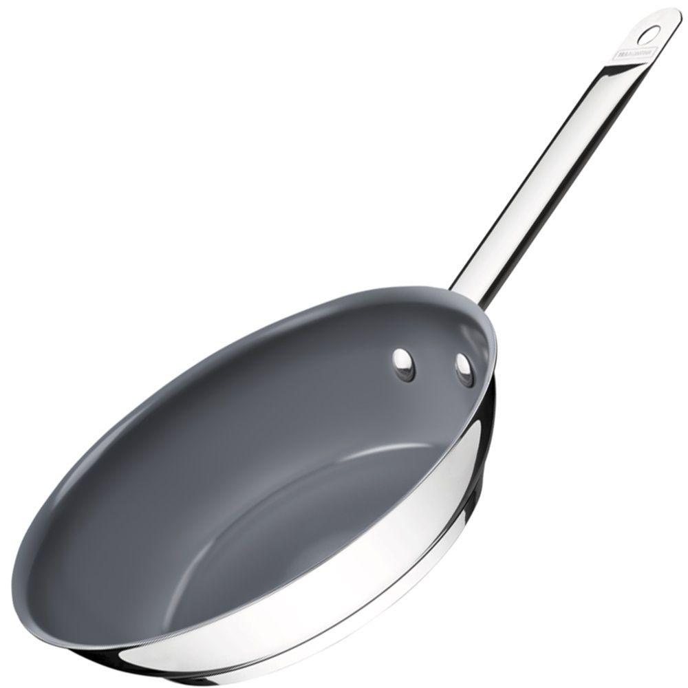 Frigideira Antiaderente Cerâmica Inox Fundo Triplo Ø20cm Pro ...
