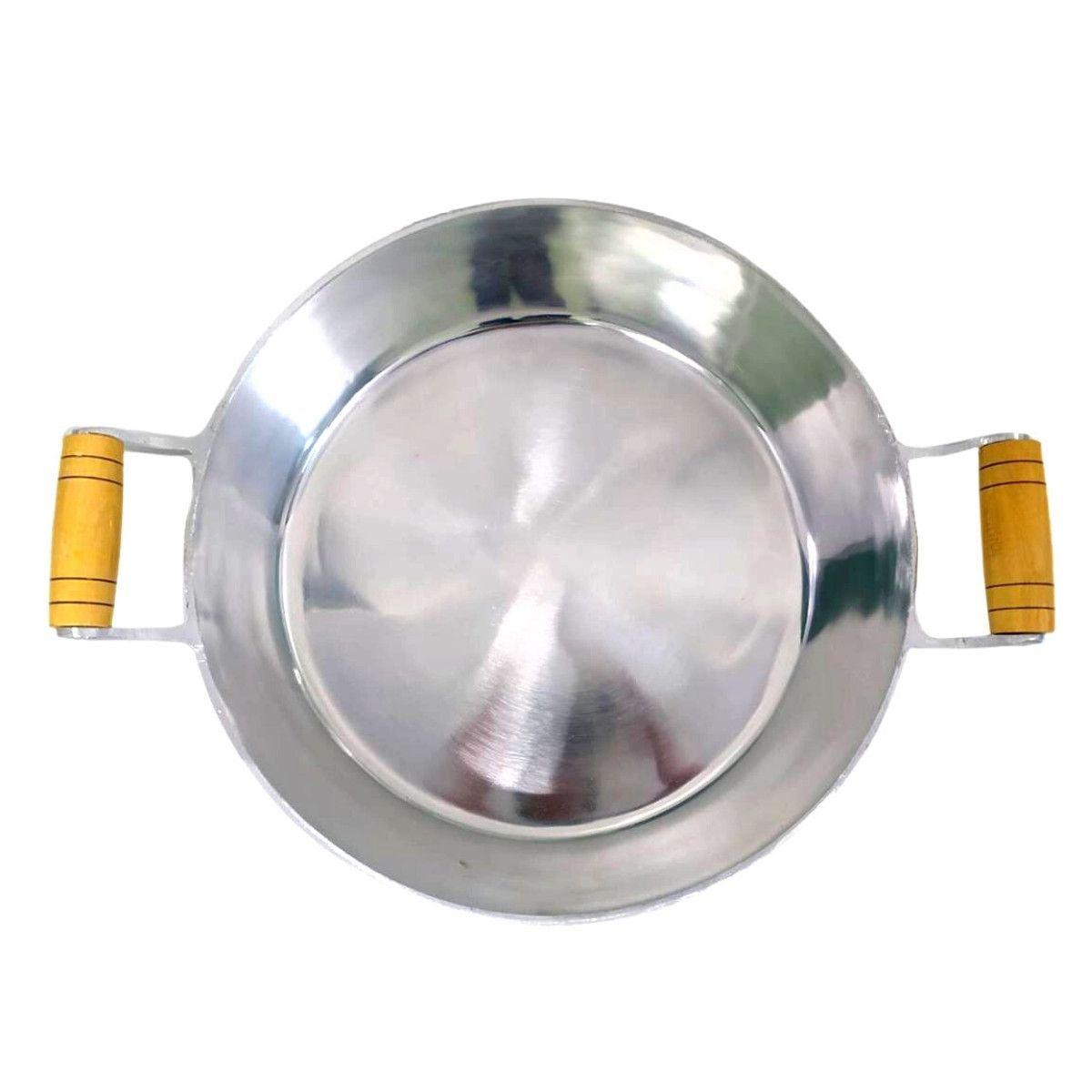 Frigideira Grande Polida Em Alumínio Fundido Grossa 36cm - AP ALUMÍNIO ...