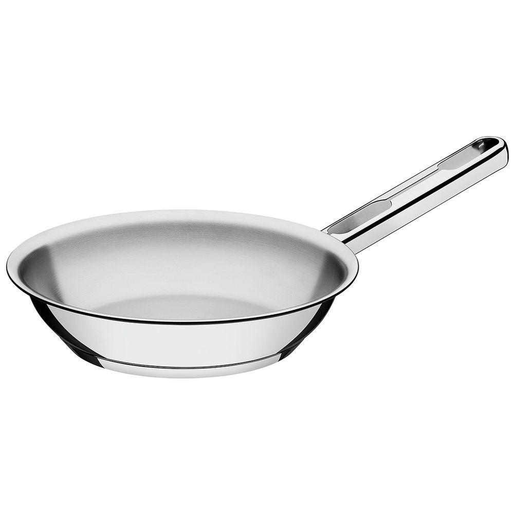 Frigideira Tramontina Alegra de Aço Inox Fundo Triplo 24cm - Frigideira ...