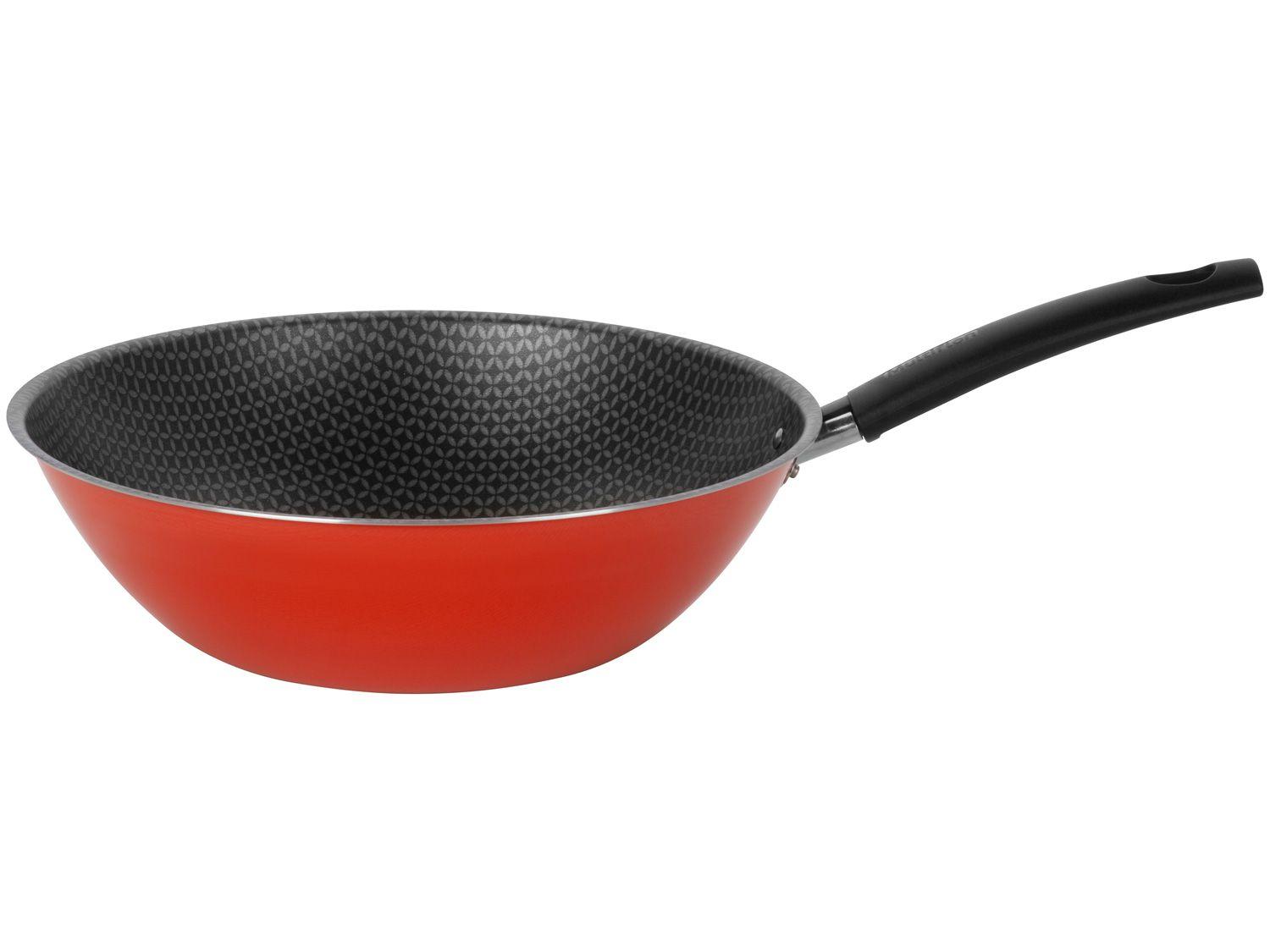 Frigideira Wok Antiaderente Multiflon de Alumínio Daily Laranja 28cm