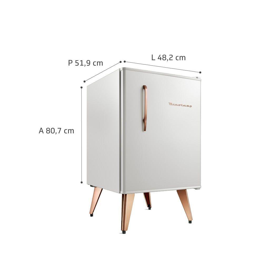 Frigobar Brastemp Retrô 76 litros Ice White - Frigobar - Magazine Luiza