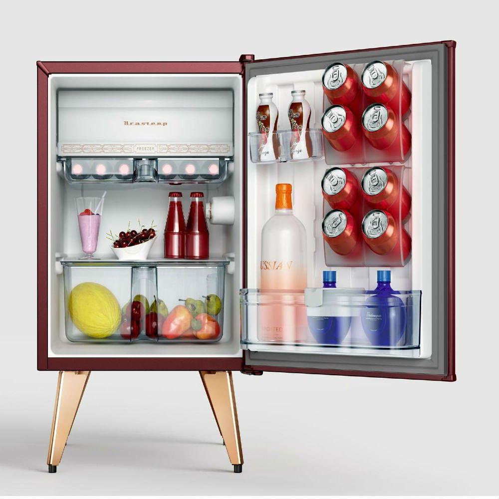 Frigobar Brastemp Retrô 76 litros Marsala Wine - Frigobar - Magazine Luiza