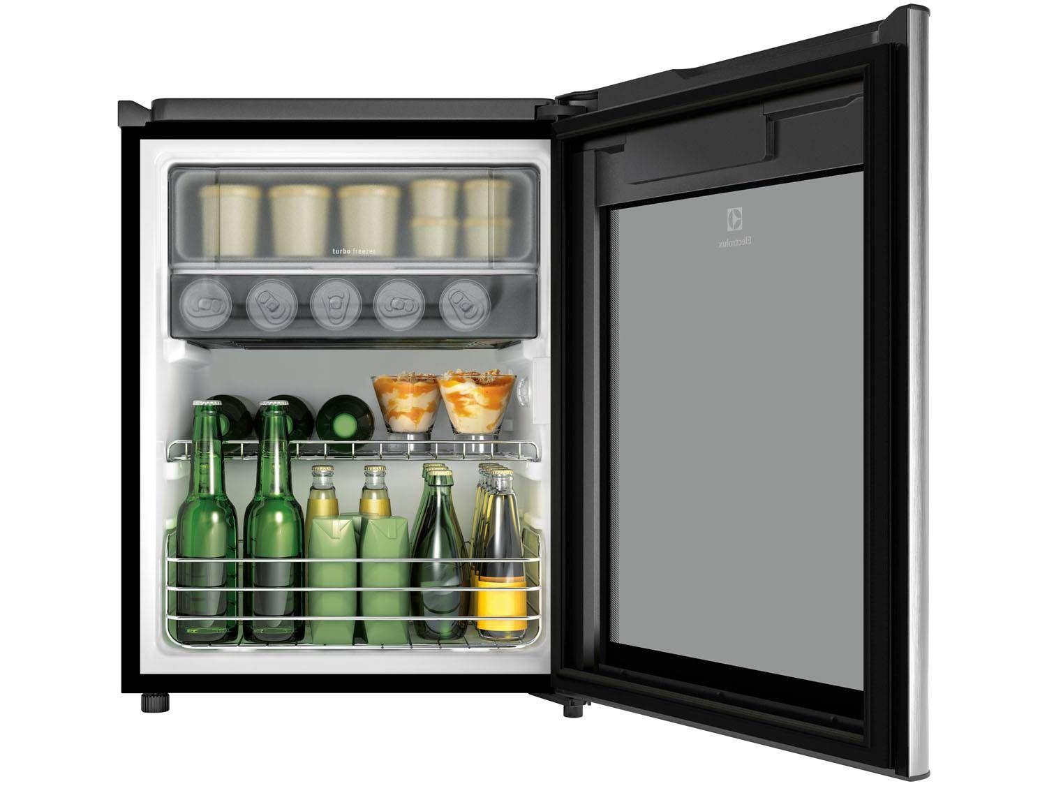 Frigobar Electrolux 78,8L Preto com Porta de Vidro - RV80 - Frigobar ...