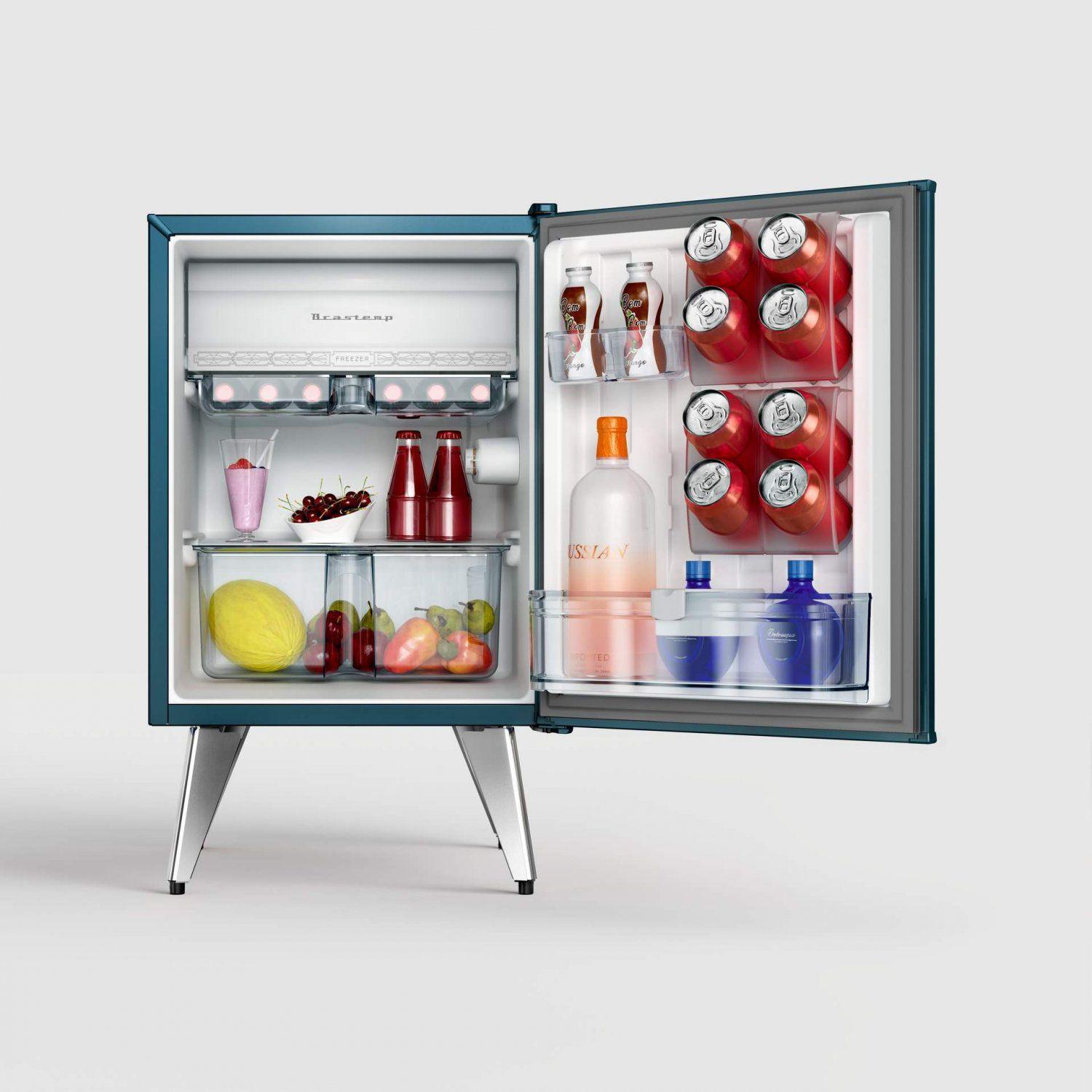 Frigobar Retrô 76L Brastemp 127V Midnight Blue - Frigobar - Magazine Luiza