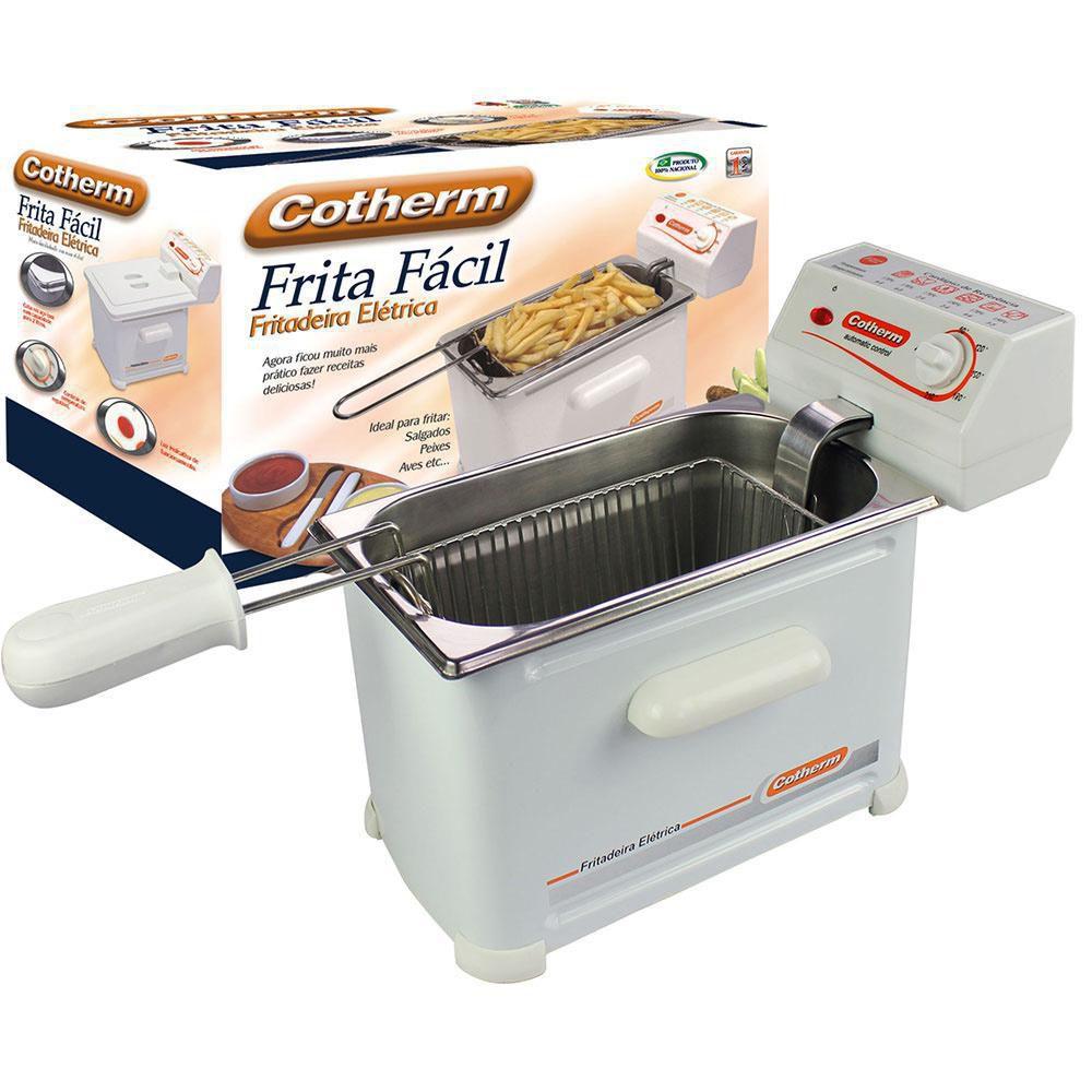Fritadeira Elétrica 1 Cuba 2 Litros Frita Fácil Cotherm 220V - Fritadeira Industrial - Magazine ...