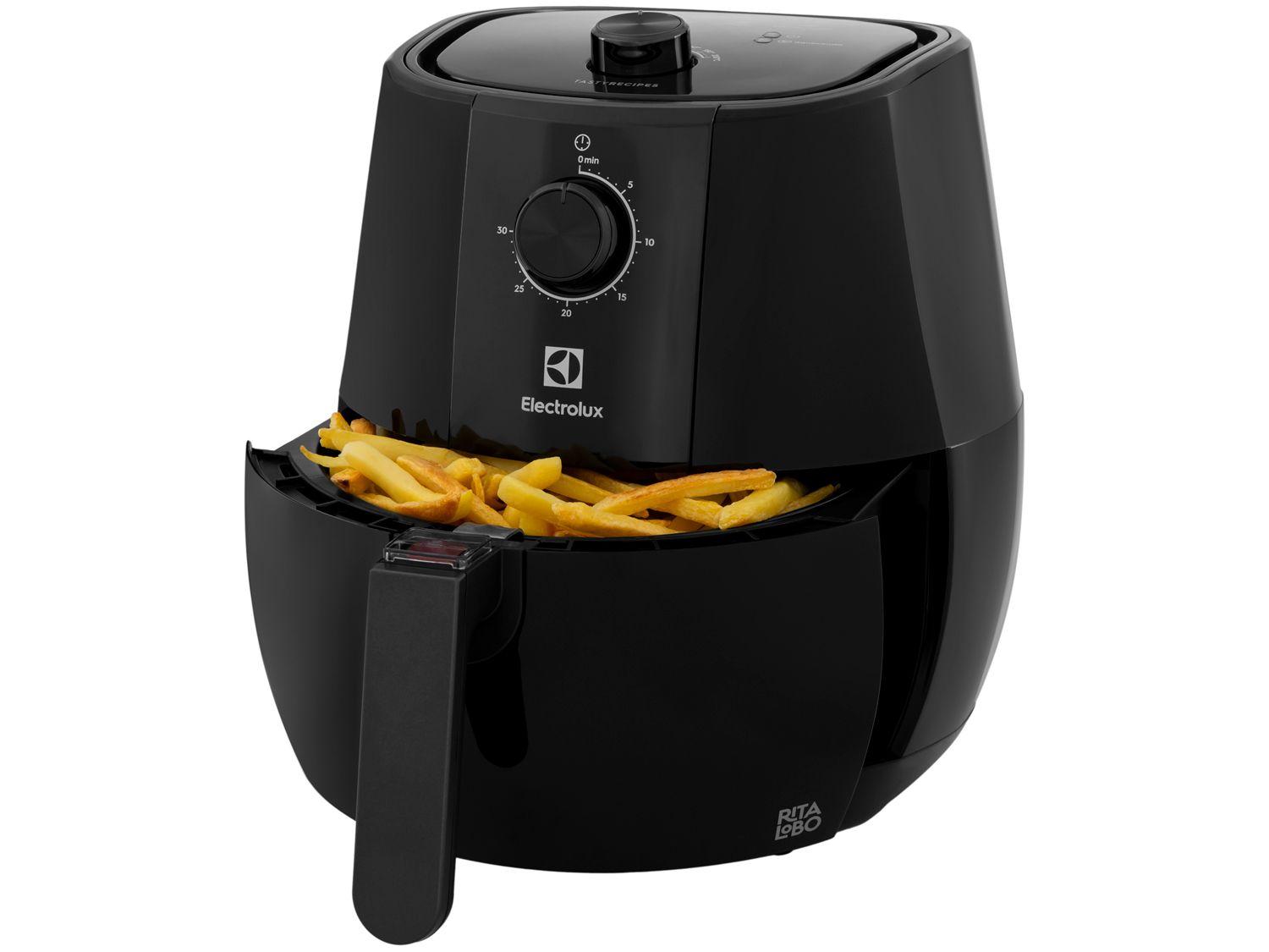 Fritadeira Elétrica sem Óleo/Air Fryer Electrolux Efficient EAF10 Preto ...