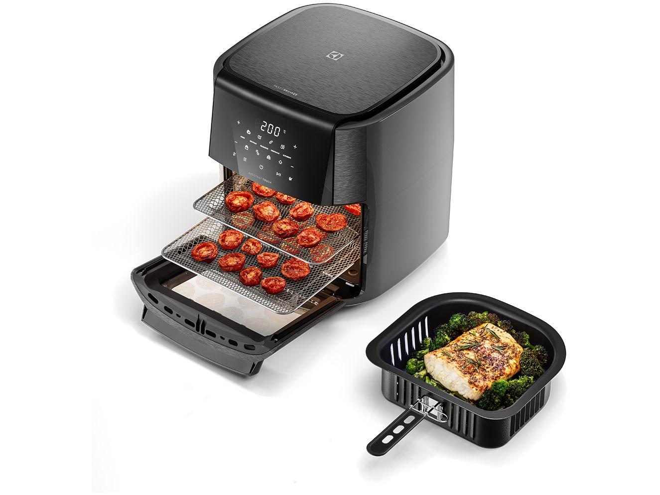 Fritadeira Elétrica sem óleo/Air Fryer Oven Electrolux EAF90 Grafite 12L