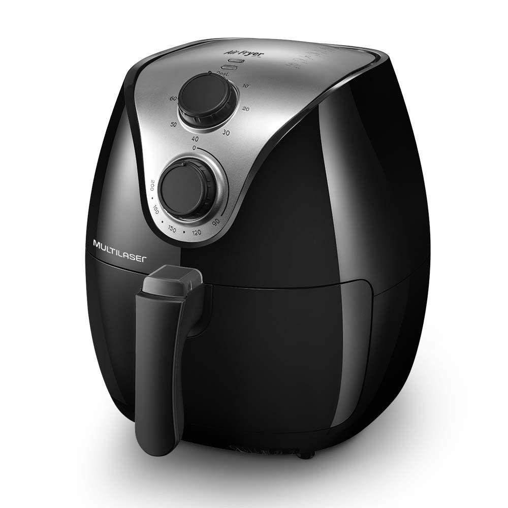 Fritadeira Sem Óleo - Air Fryer - 1.500w- 4L - Com Grade - Multilaser ...