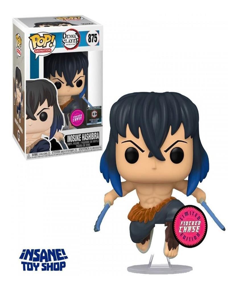 Funko Pop! Demon Slayer Inosuke Hashibira 875 Flocked Chase - Funko ...