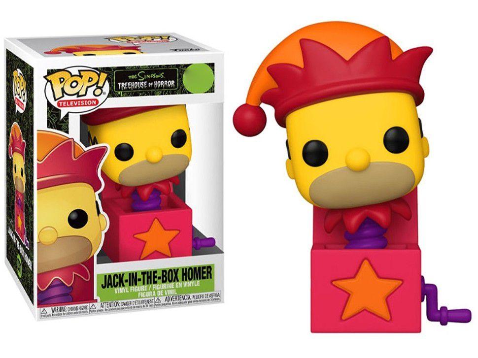 Funko Pop! Television Os Simpsons - Jack-In-The-Box Homer - Funko ...