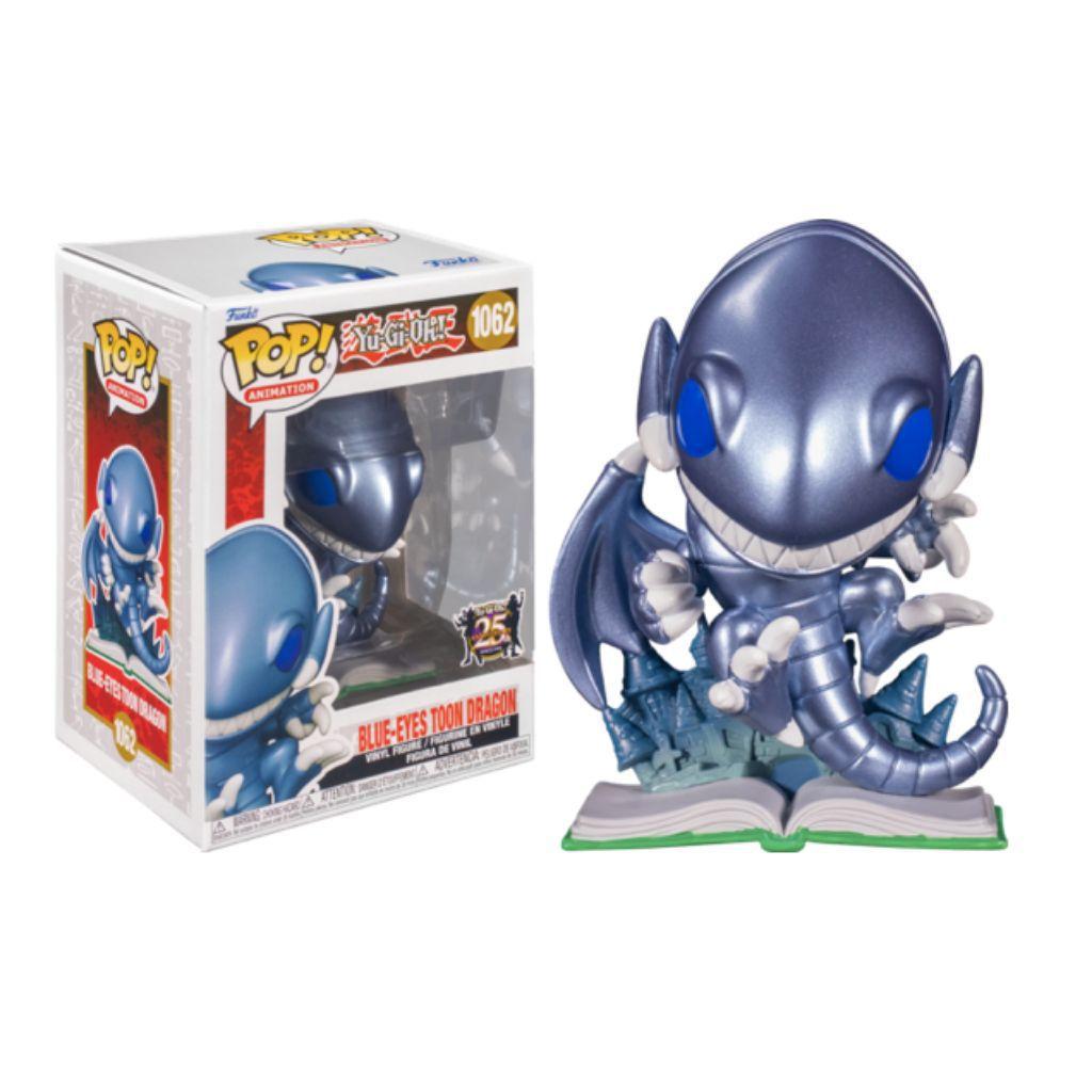 Funko Pop! Yu-Gi-Oh - Blue-Eyes Toon Dragon 1062 Metallic - Funko ...