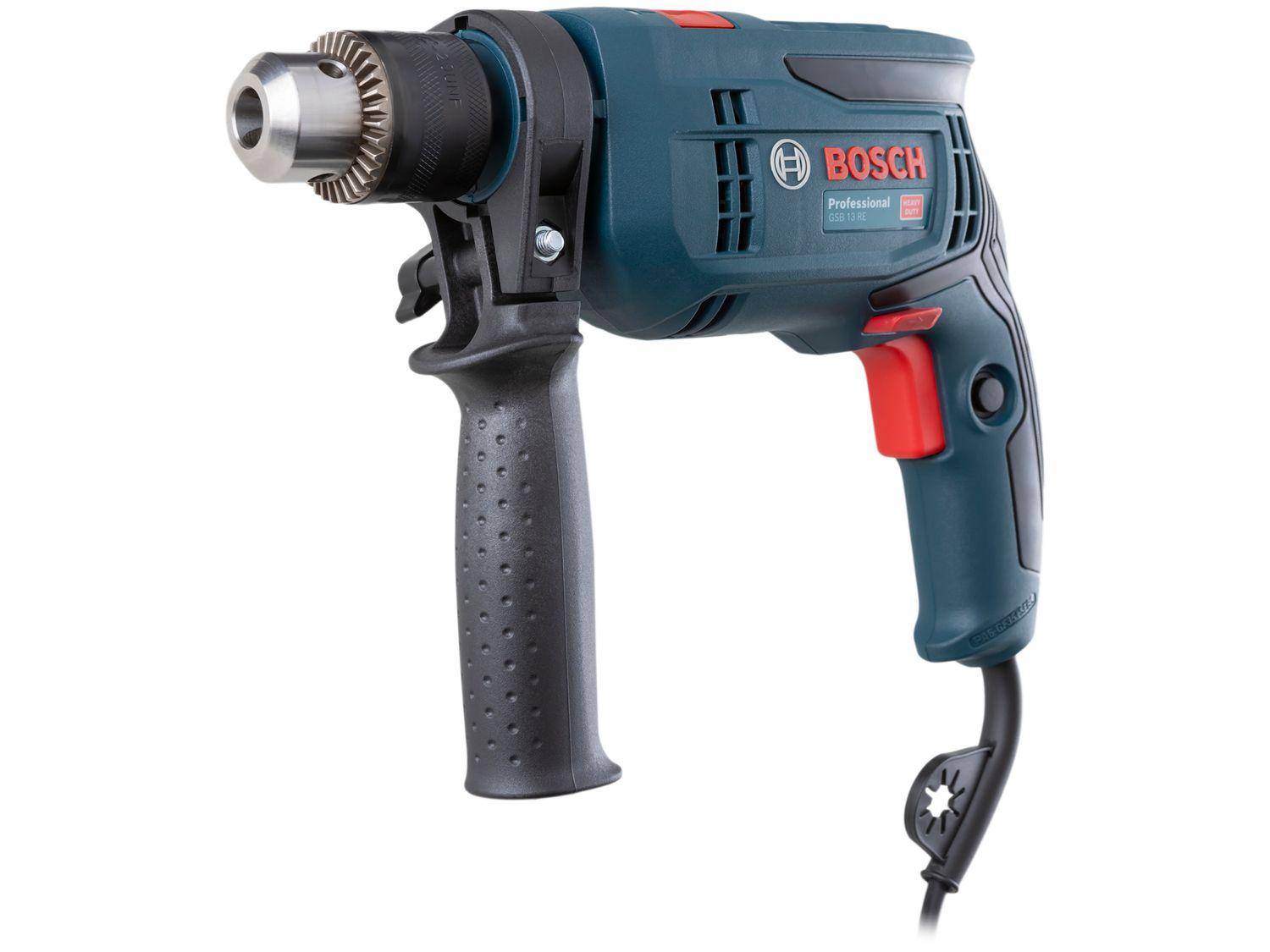 Furadeira de Impacto Bosch 750W 4 Peças GSB 13 RE