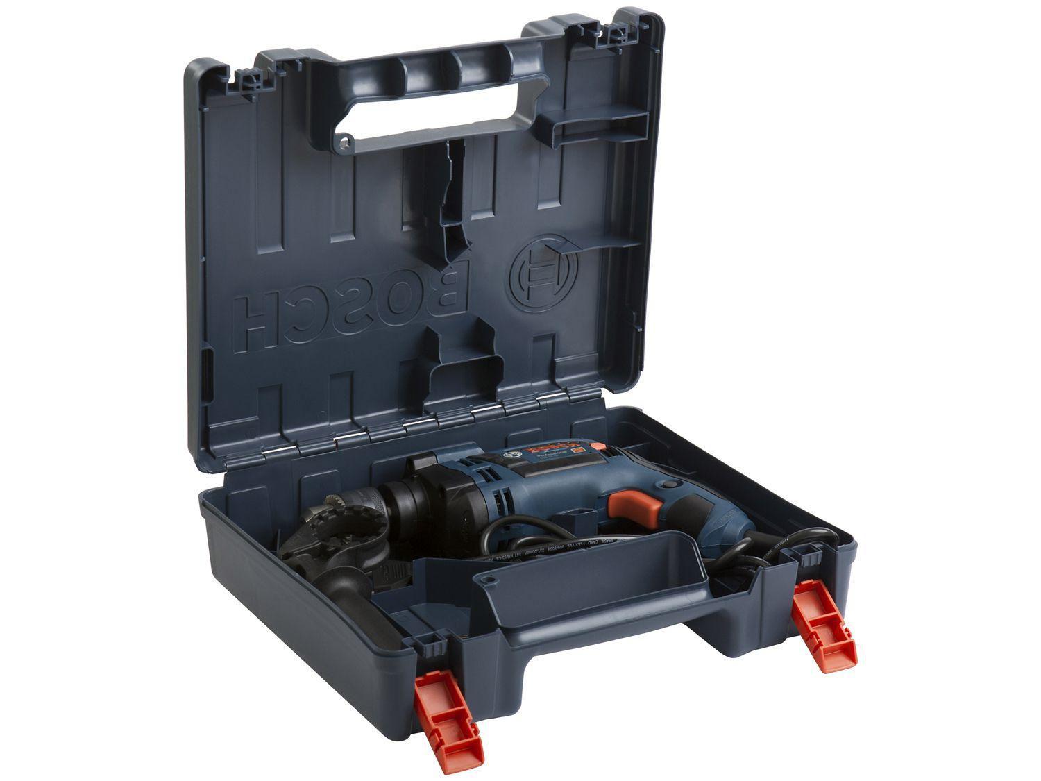 Furadeira de Impacto Bosch 750W Velocidade - Variável 1/2” com Maleta ...
