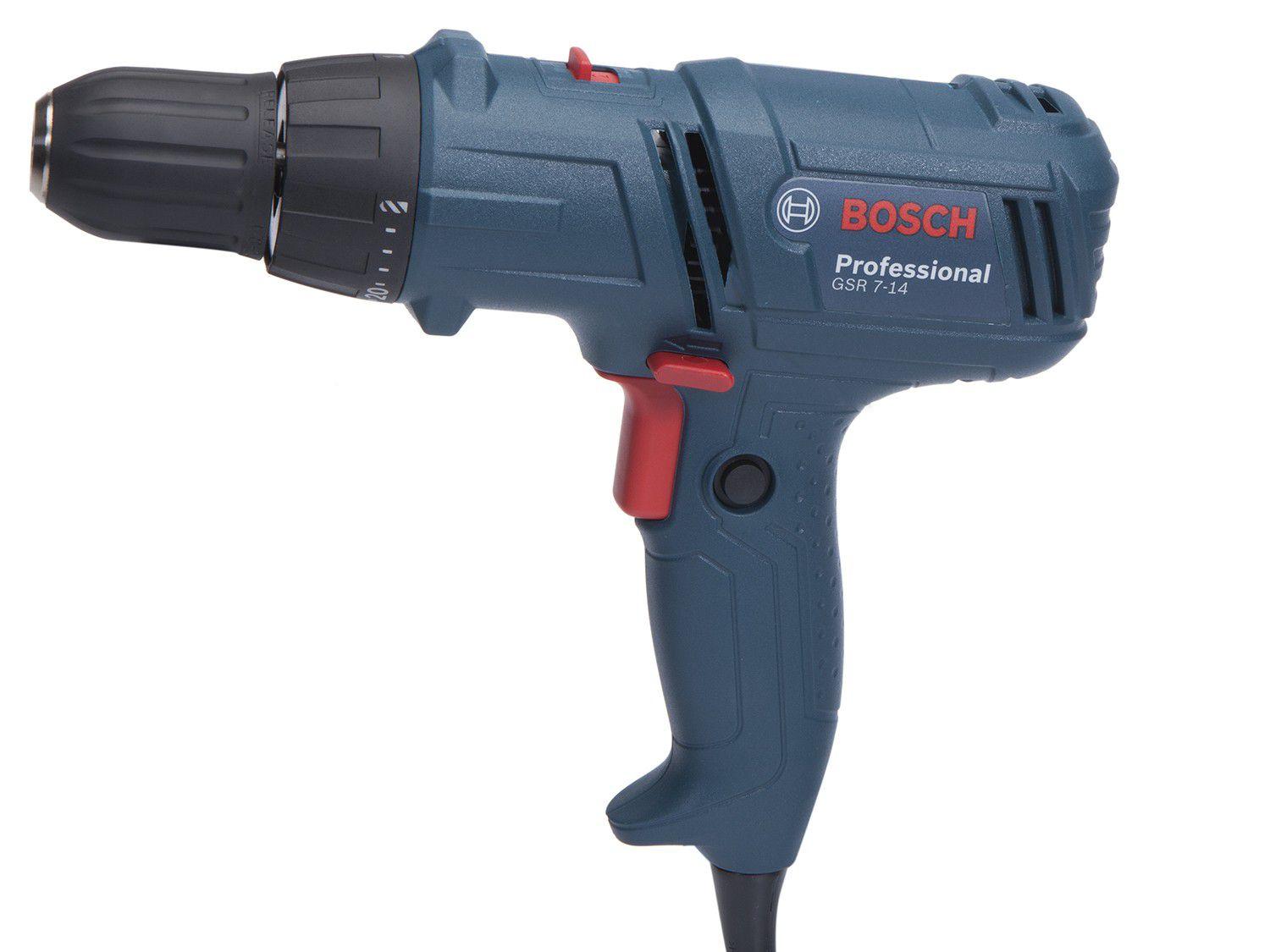 Furadeira e Parafusadeira Elétrica Bosch 400W 2 Velocidades Mandril 3/8 ...