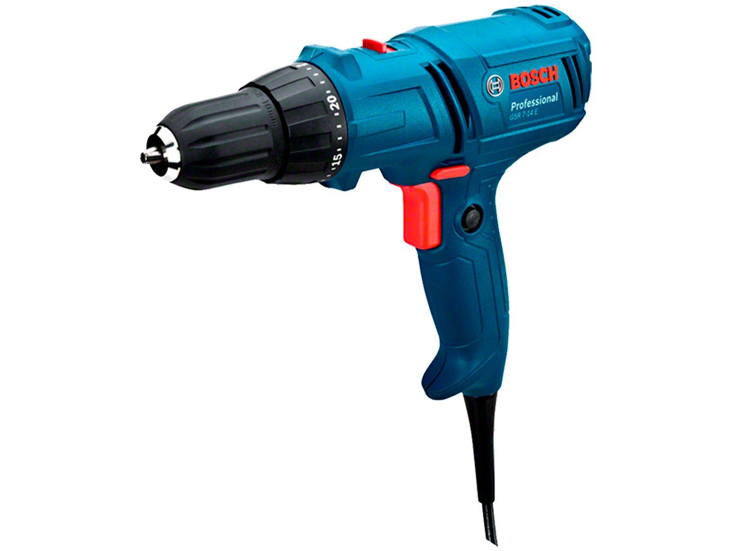 Furadeira e Parafusadeira Elétrica Bosch 400W 2 Velocidades Mandril 3/8 ...