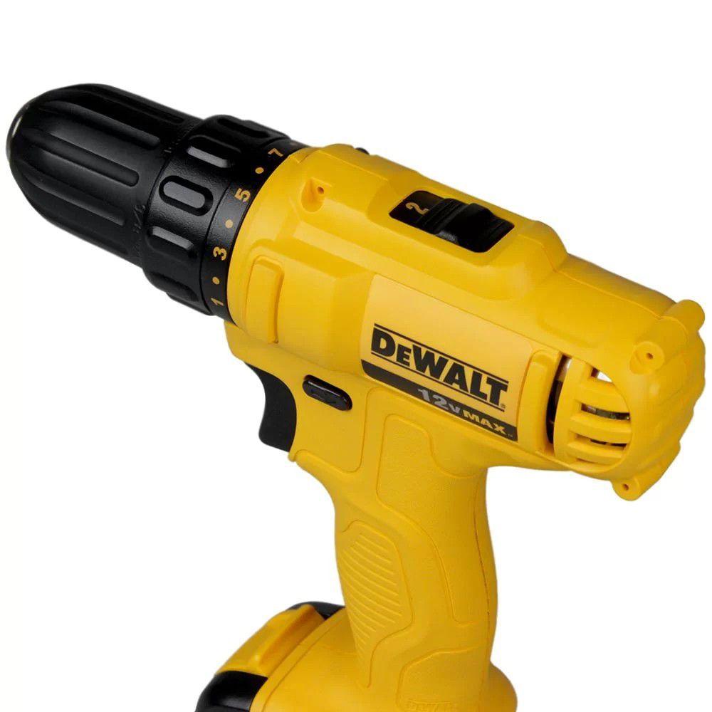 Furadeira Parafusadeira 12v Bateria Bivolt Dcd700 Dewalt - Furadeira a Bateria - Magazine Luiza