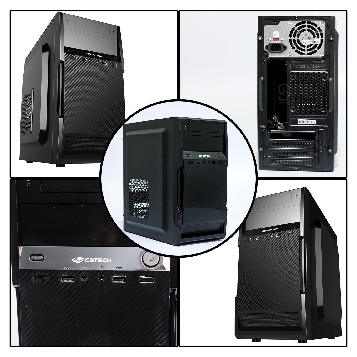 Gabinete C3TECH MT-23 ATX USB Fonte 200W - C3-TECH - Gabinete ...