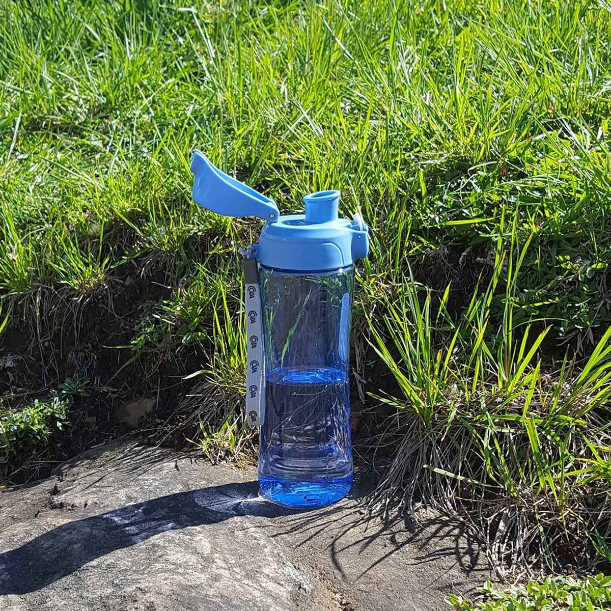 Garrafa Squeeze Color Plástico Para Água Academia 550ml Azul - Coza ...