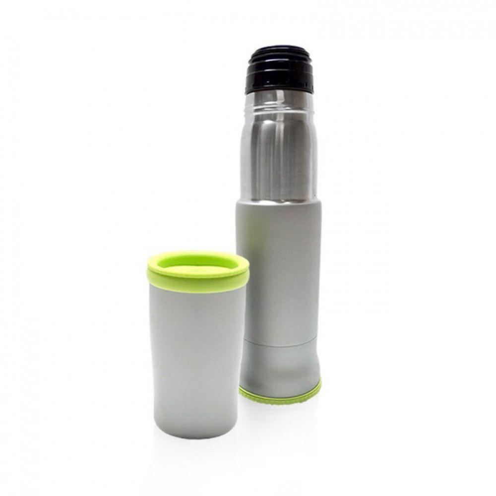Garrafa Termica 2 em 1 Trip 500 Ml + Copo Termico 200 Ml Guepardo ...