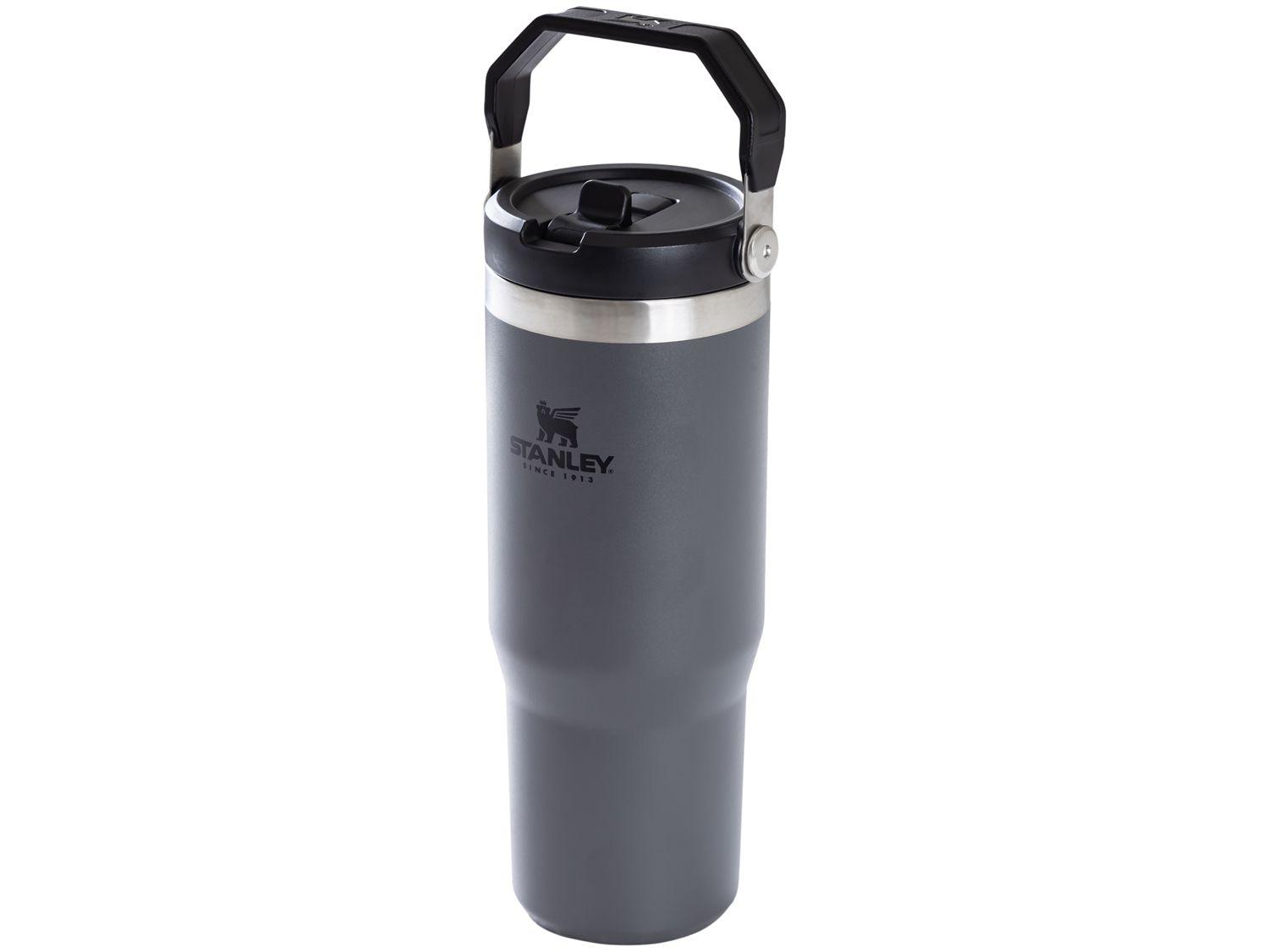 Garrafa Térmica Inox Stanley 887ml Flip Straw Charcoal