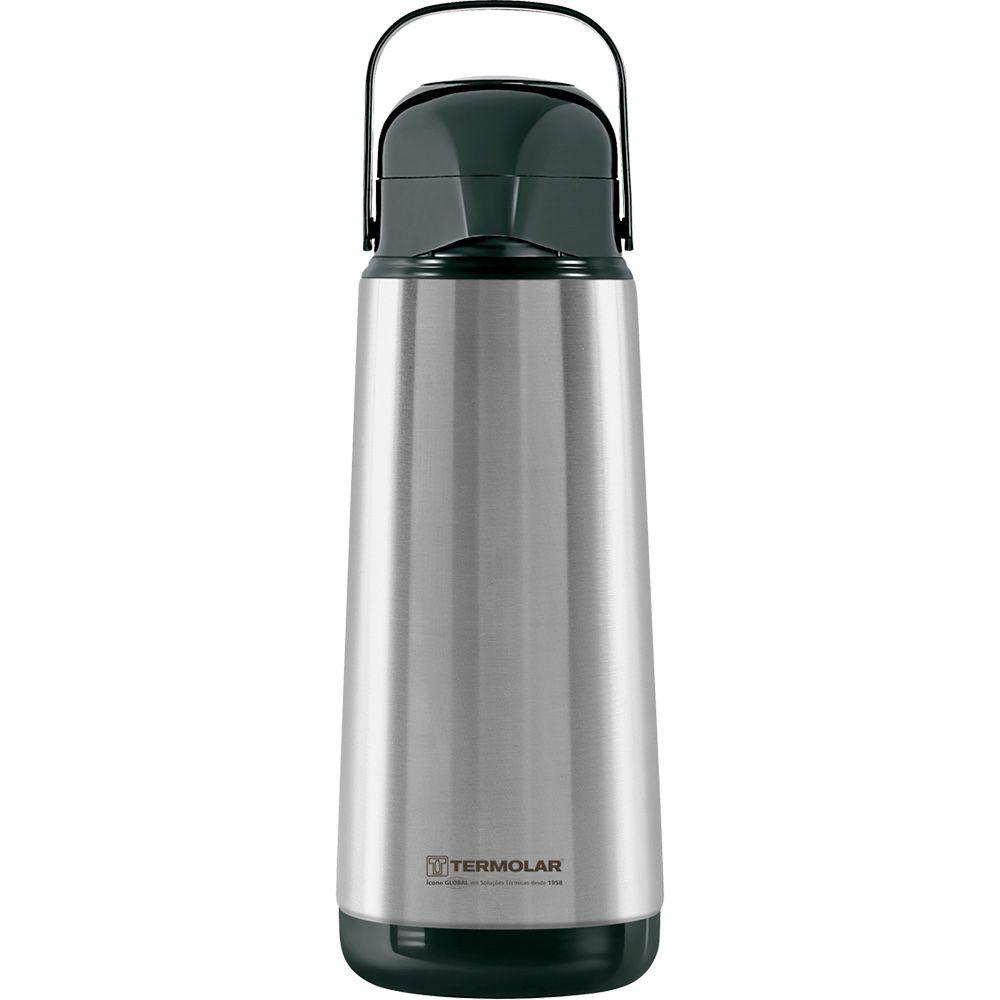 Garrafa térmica termolar inox 1,8l ampola de vidro lumina - Garrafa ...