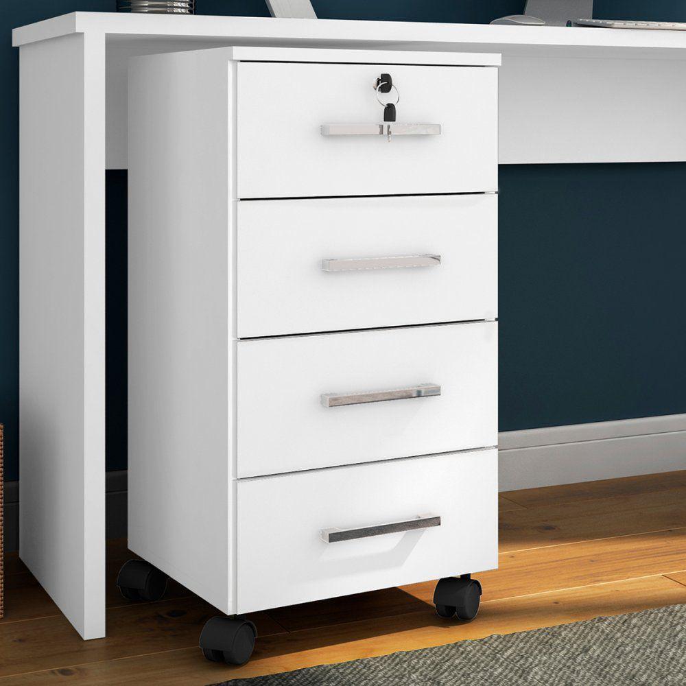 Gaveteiro para Escritório Flex Color 4 Gavetas Gávea Móveis Leão ...