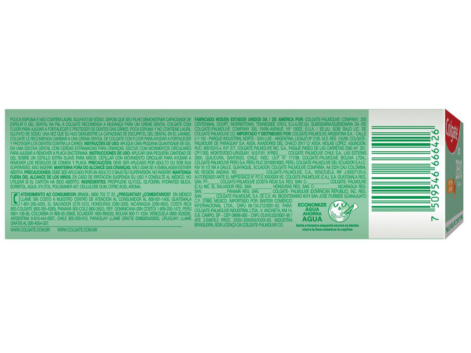 Gel Dental Infantil Colgate Zero Kids 50g