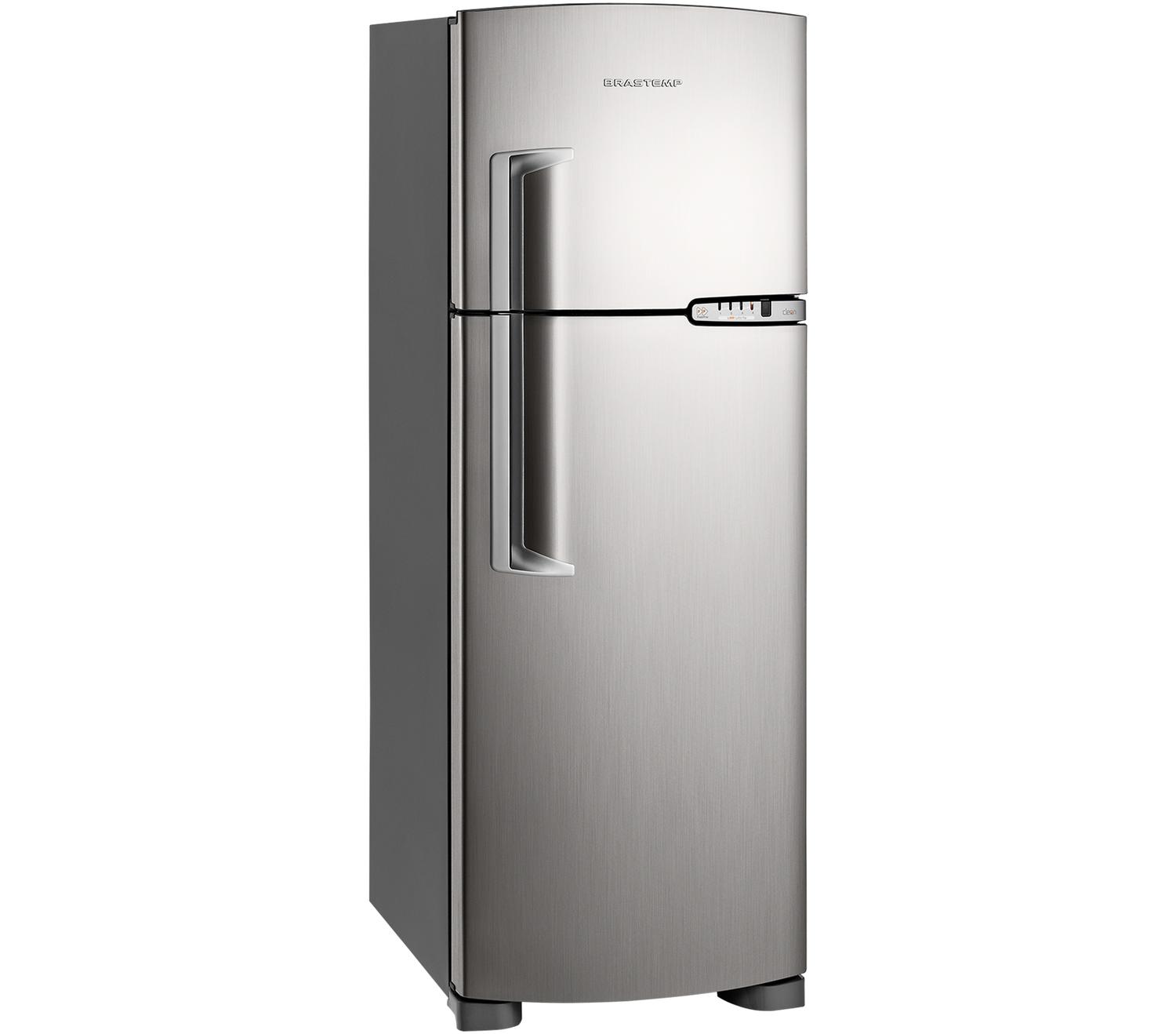 Geladeira Brastemp Frost Free Duplex 352 litros cor Inox com Porta ...