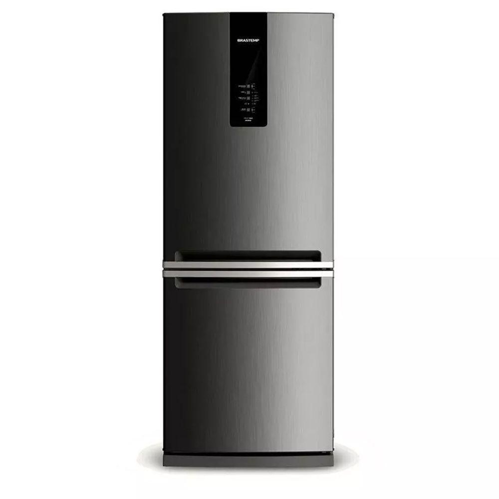 Geladeira Brastemp Frost Free Inverse 443 Litros Inox 110V BRE57AKANA ...