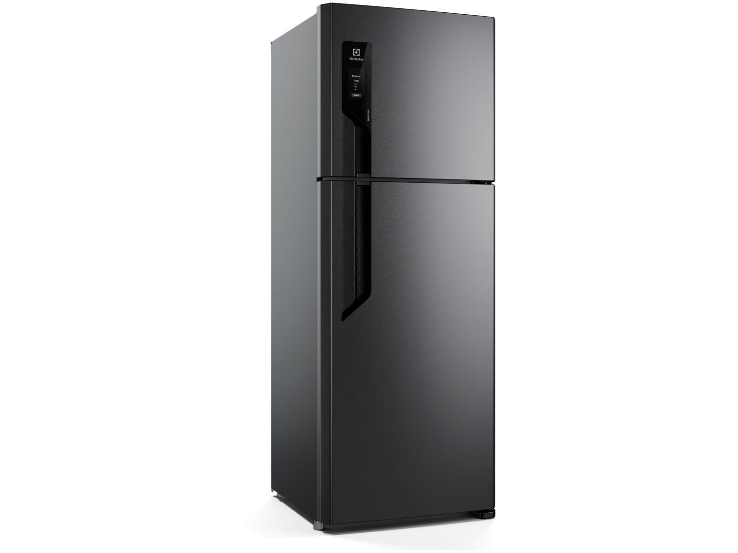 Geladeira/Refrigerador Electrolux Frost Free Duplex Black Inox Look ...