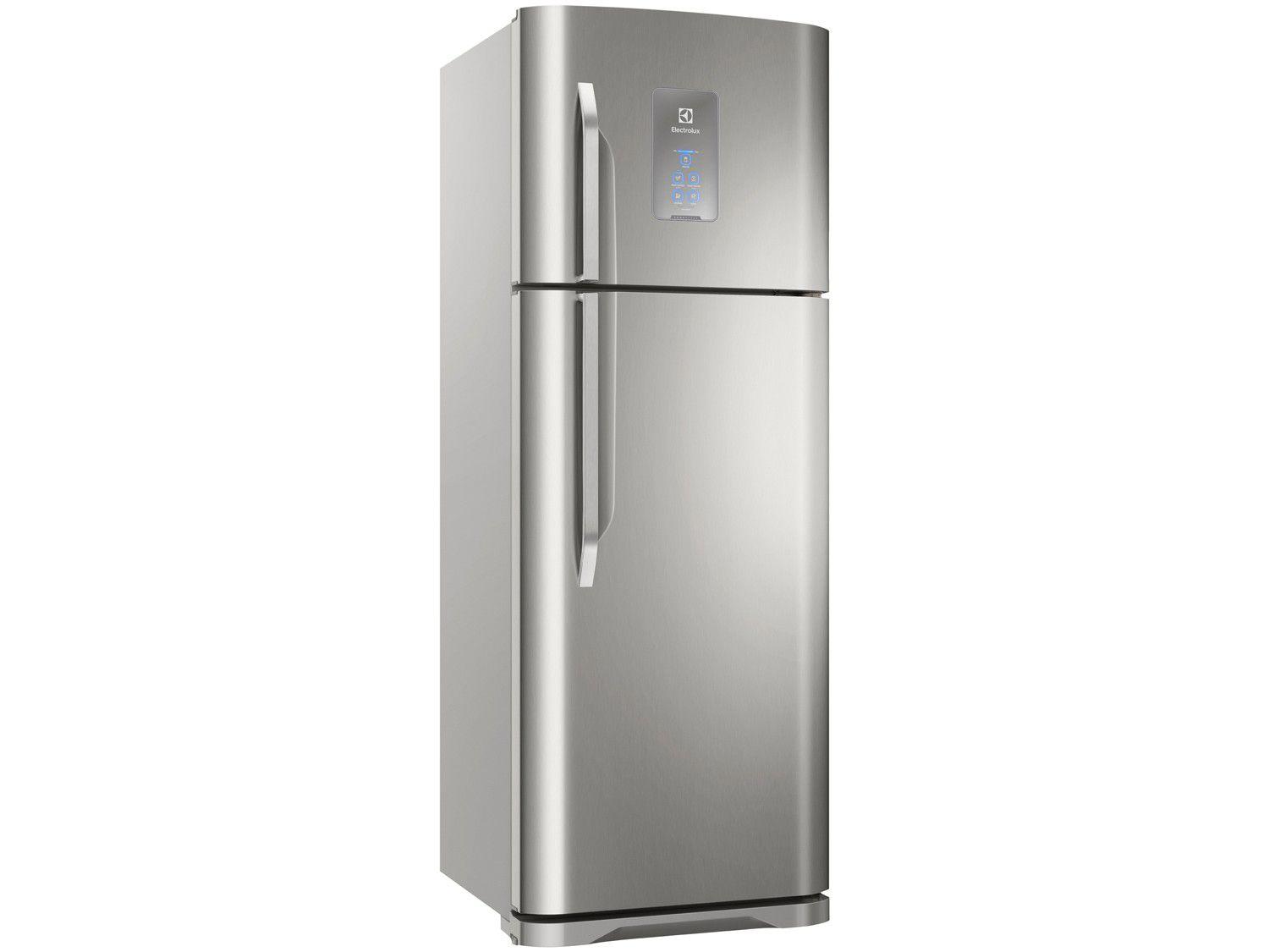 Geladeira/Refrigerador Electrolux Frost Free Inox - Duplex 463L Painel ...
