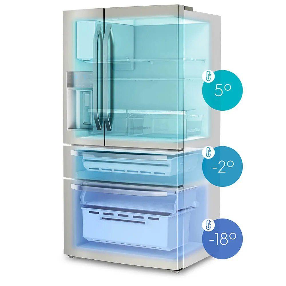 GeladeiraRefrigerador Electrolux Frost Free 540 Litros French Door ...