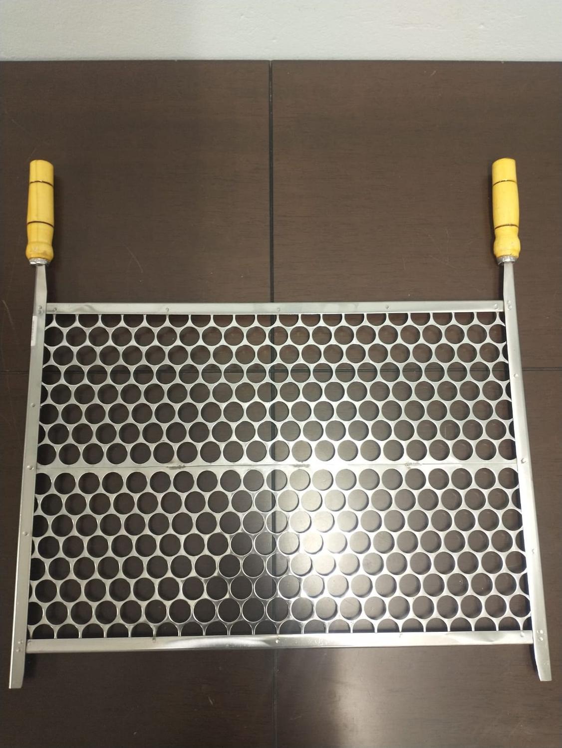 Grelha inox - chapa moeda ( 40 x 60 )( 60 x 40 ) . - ACINOX - Grelhas ...