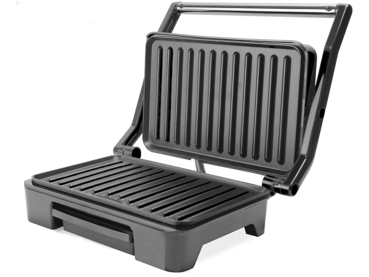 Grill Mallory Asteria Compact Retangular 900W com Chapa Antiaderente ...