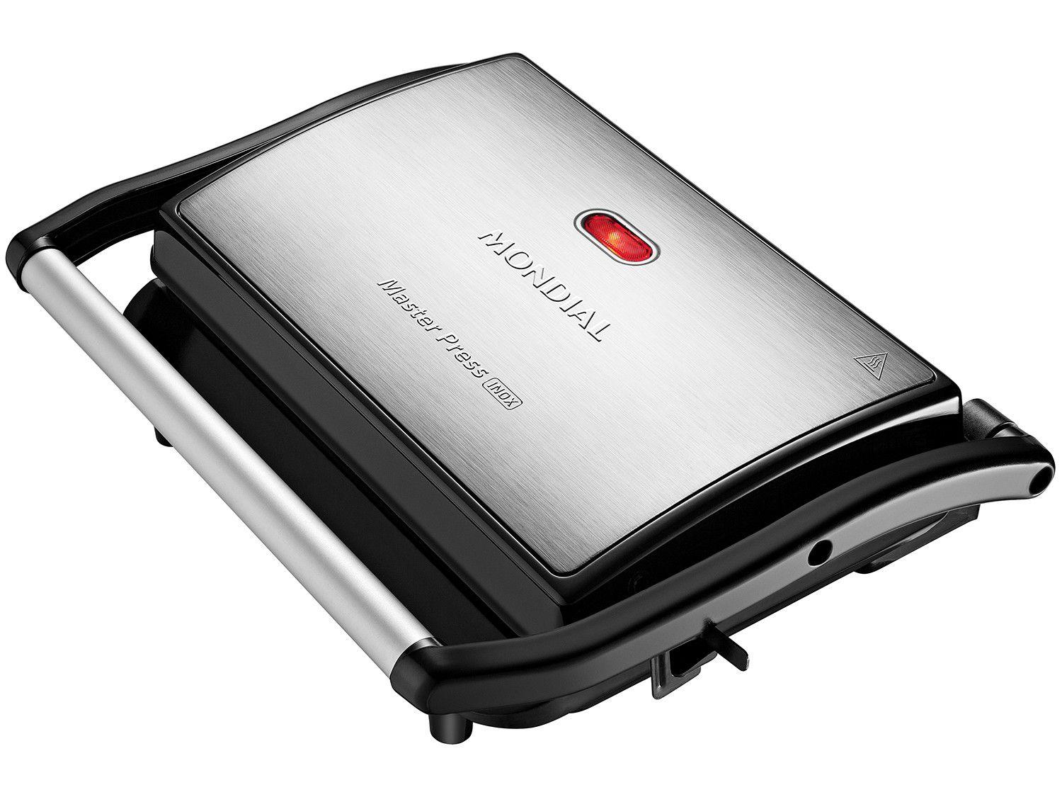 Grill Mondial Master Press PG-01 Retangular - 850W Antiaderente ...