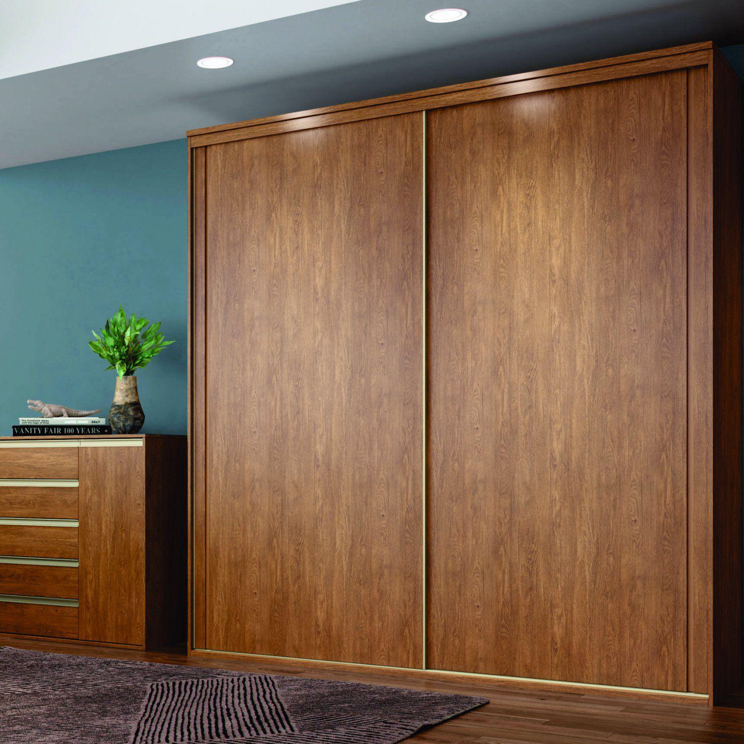 Guarda Roupa Casal 2 Portas de Correr 6 Gavetas Magnific Siena Móveis ...