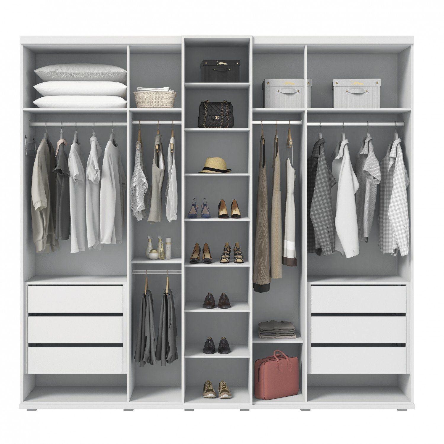 Guarda Roupa Casal 6 Portas com Sapateira Ele e Ela Santos Andirá ...