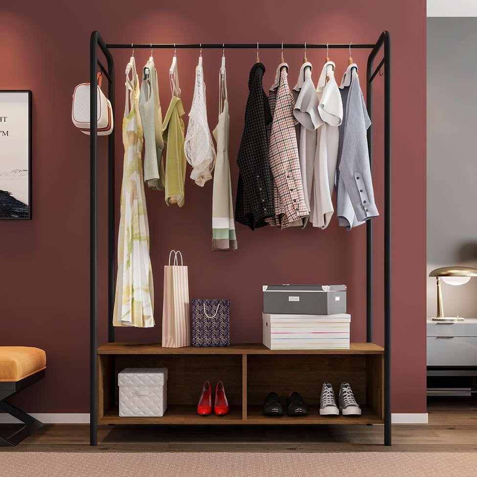 Guarda-Roupa Closet Modulado Milão Preto e Demolição - Artefamol ...
