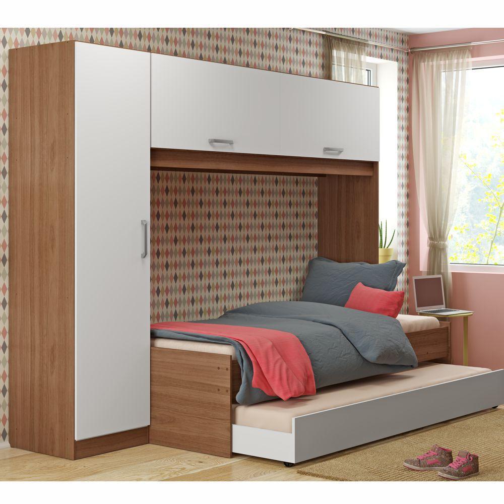 Guarda Roupa com Módulo Aéreo e Bicama 2691 Multimóveis - Guarda-Roupa ...