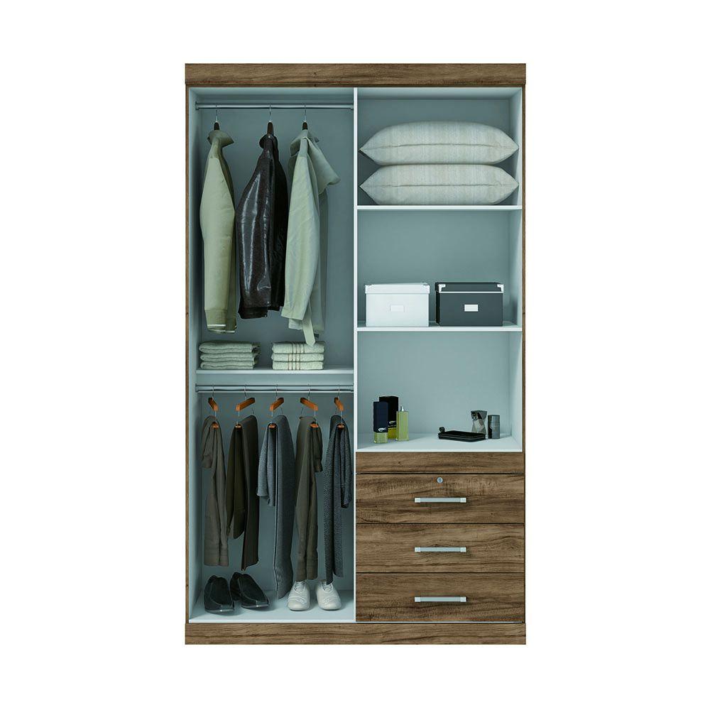 Guarda-Roupa Havana Plus Atacama 4 Portas 3 Gavetas com Cofre Embutido ...