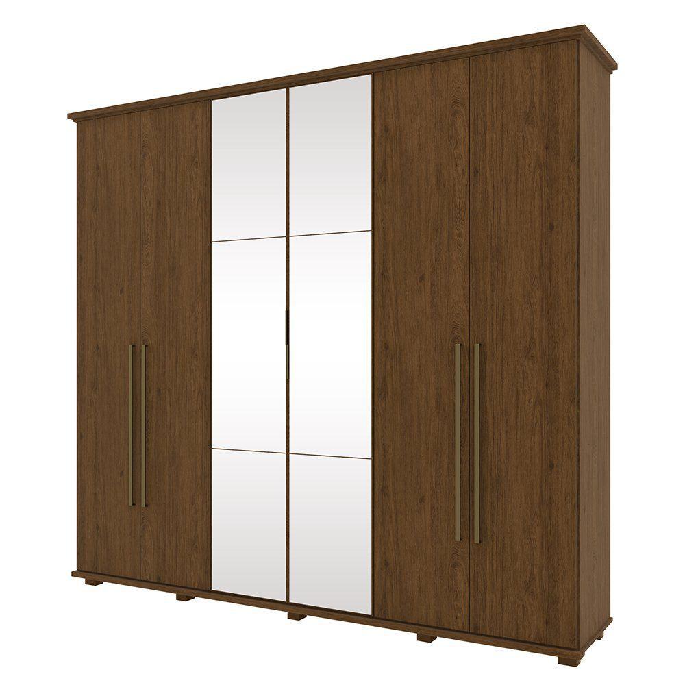 Guarda-Roupa Henn Libano com Espelho 6 Portas - Guarda-Roupa / Roupeiro ...