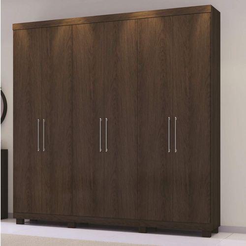 Guarda Roupa Rimo Paranoá 6 Portas 3 Gavetas Tauari - Guarda-Roupa ...