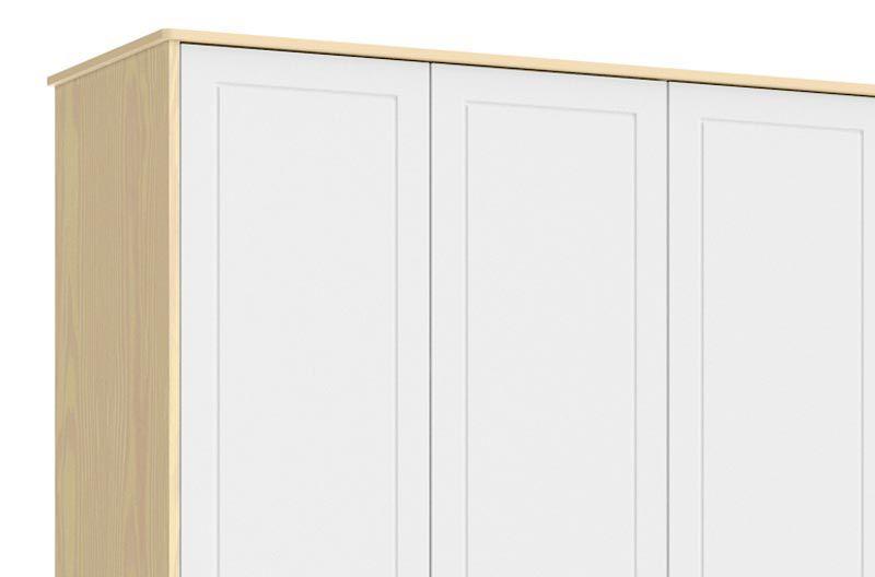 Guarda-Roupa Rope 4 Portas Natural com Branco Soft - Matic Móveis ...