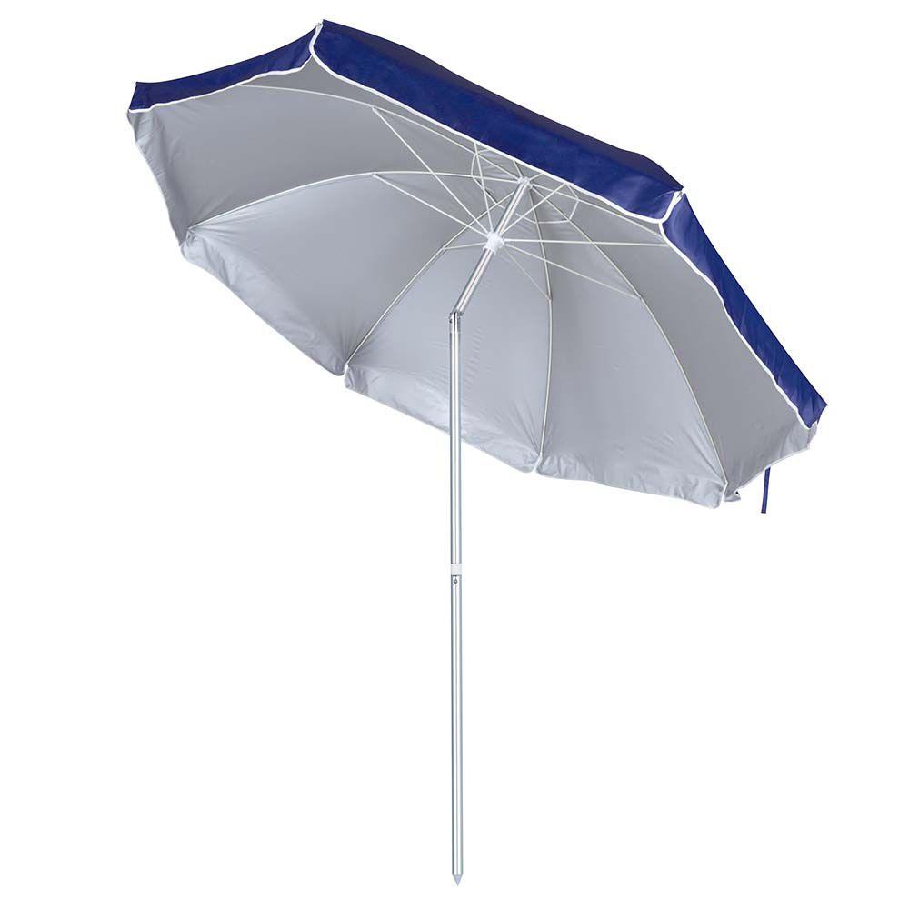 Guarda-Sol Alumínio 2,60m Azul - Mor - Guarda-sol - Magazine Luiza