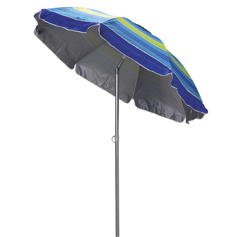 Guarda-Sol Mor 2,4m de Alumínio Articulado C/ Saída de Ar Azul - Guarda ...