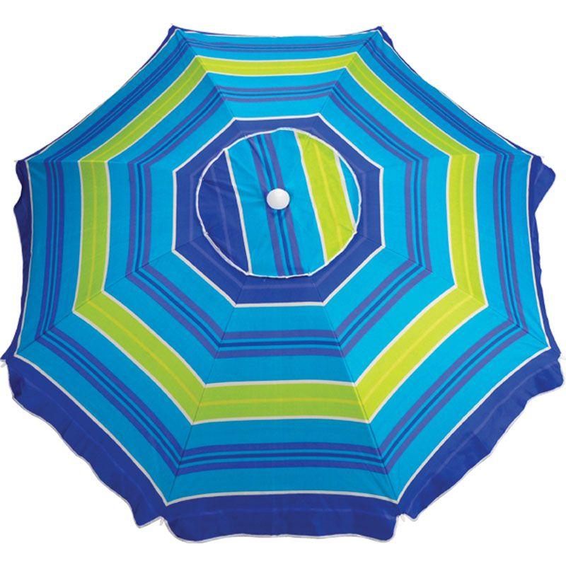 Guarda-Sol Mor 2,4m de Alumínio Articulado C/ Saída de Ar Azul - Guarda ...