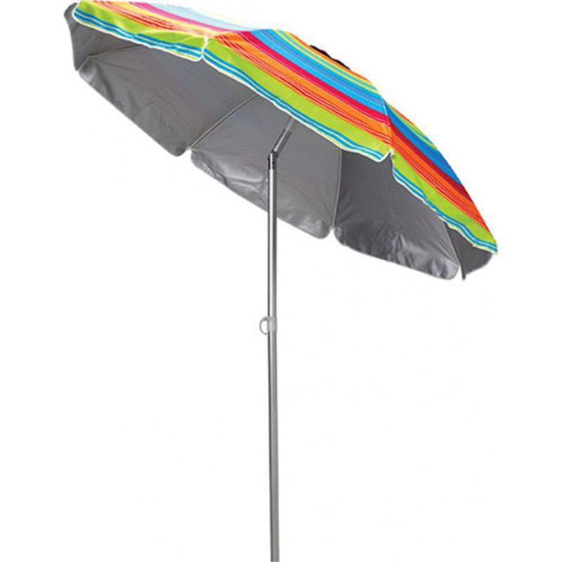 Guarda Sol Rainbow 2,4 Metros (Diâmetro) Alumínio Articulado Cores ...