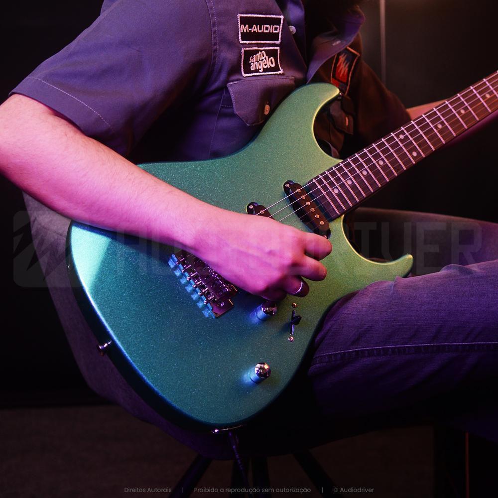Guitarra Tagima TG-510 MSG Super Strato Metallic Surf Green - Guitarra ...