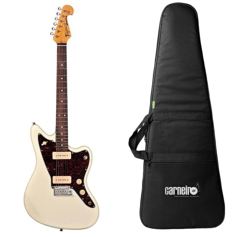 Guitarra Tagima Woodstock TW 61 WV Branca Olympic White Jazzmaster ...